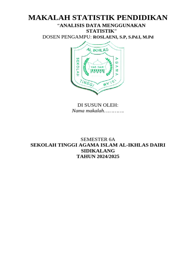 Analisis Data Menggunakan Statistik | PDF