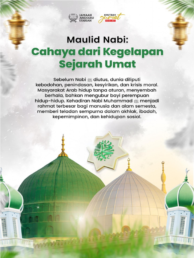 Khutbah Jumat Edisi 457 | PDF