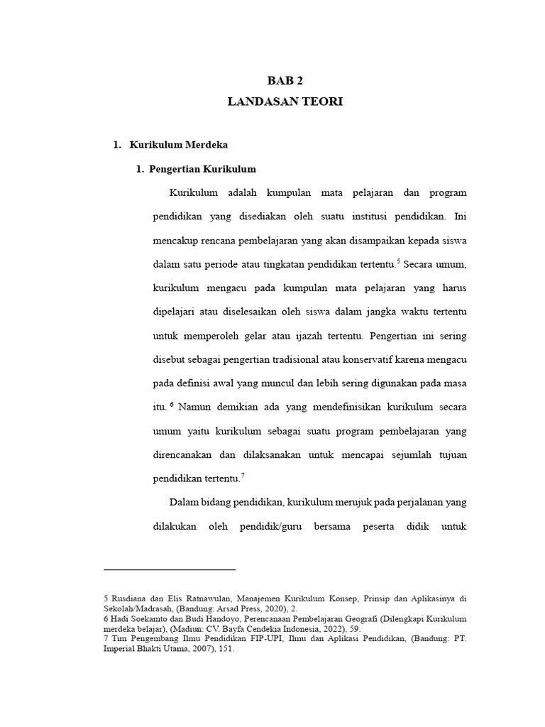 Kurikulum Merdeka: Konsep dan Implementasi | PDF