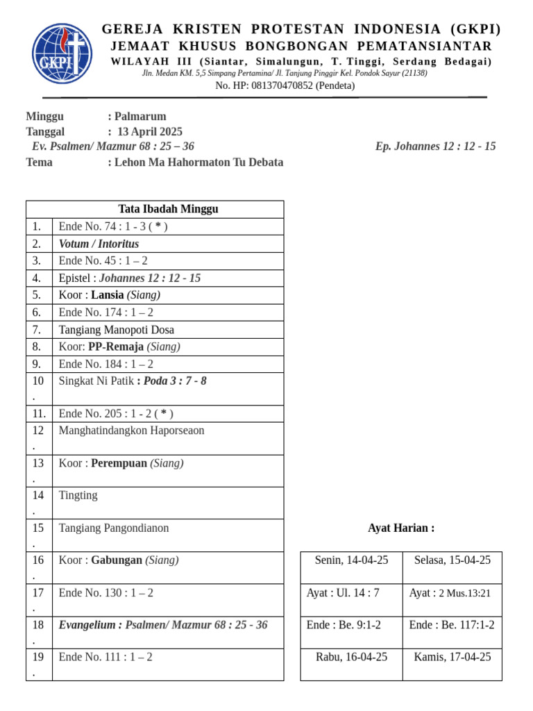 Mingg 13-04-25 | PDF