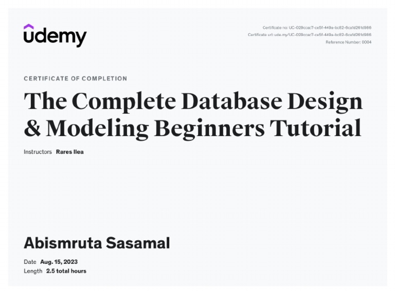 The Complete Database Design & Modeling Beginners Tutorial | PDF
