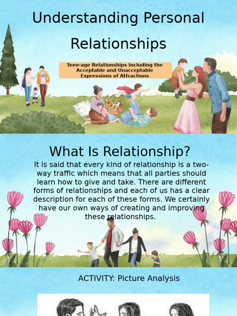 W9 Personal Relationship | PDF | Intimate Relationships | Interpersonal Relationships