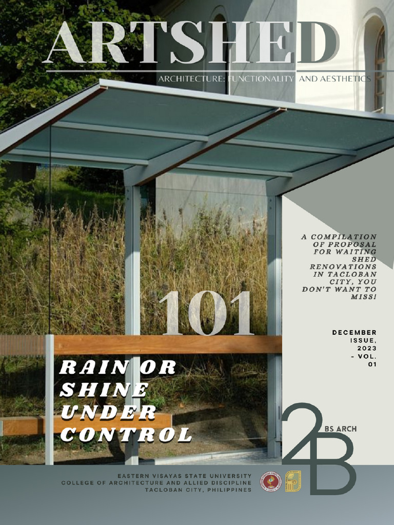 Waiting Shed Renovation Proposal in Tacloban City | PDF
