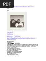 TTPD: The Anthology Tracklist | PDF | Taylor Swift | American Musicians