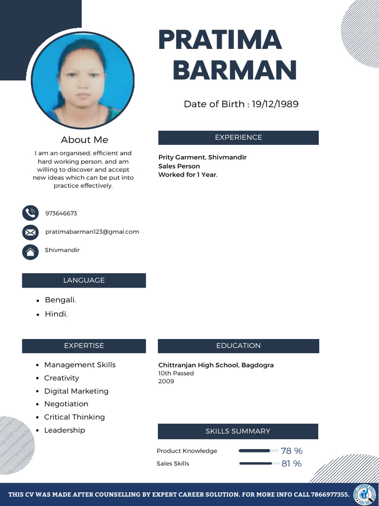 Pratima's Skills and Experience Summary | PDF