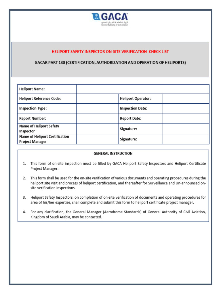 11 HSI On-Site Verification Checklist | PDF | Safety | Verification And ...