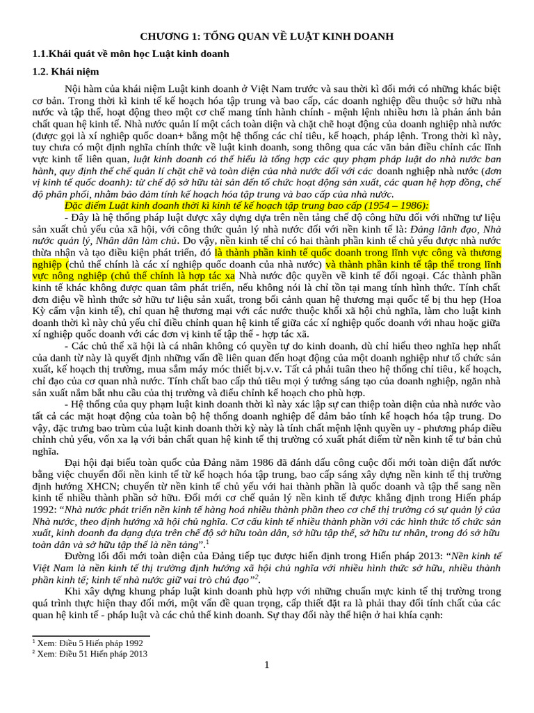 Chương 1 - LKD | PDF