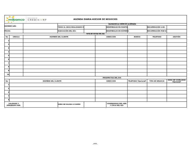 Formato Agenda Virtual AdN 2024 | PDF