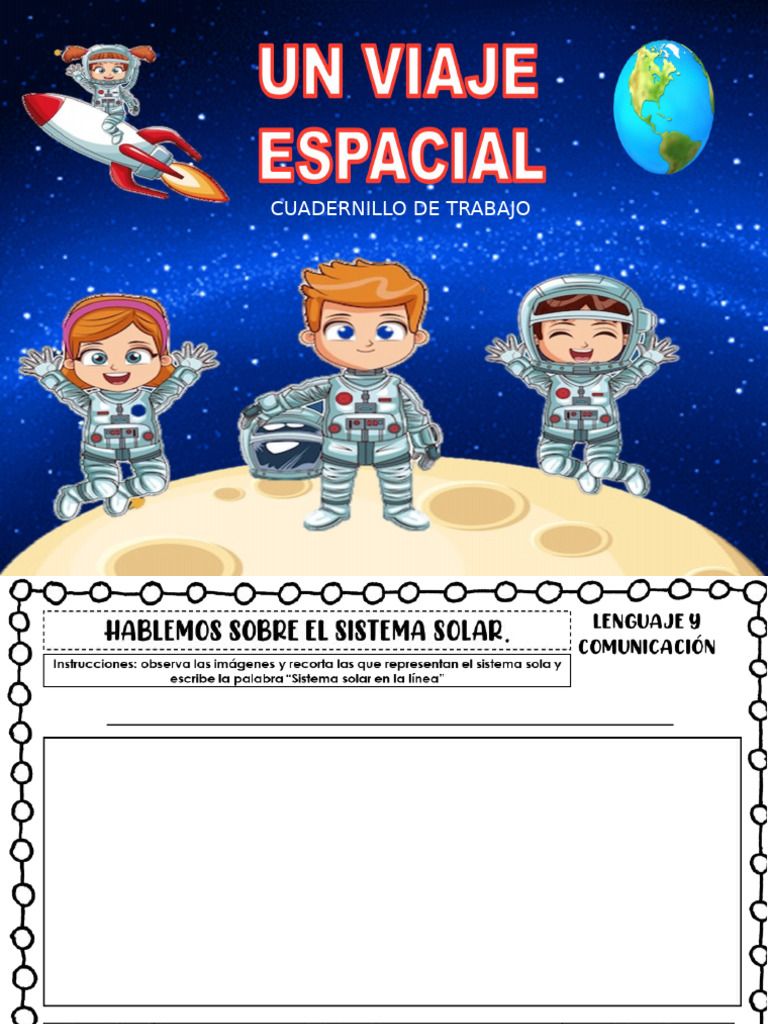 Cuadernillo de Trabajo Un Viaje Al Espacio | PDF