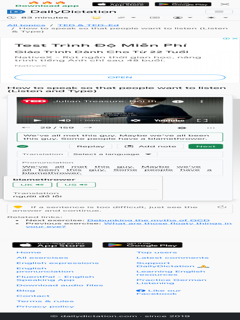 How To Speak So That People Want To Listen - Listen & Type TED & TED-Ed ...