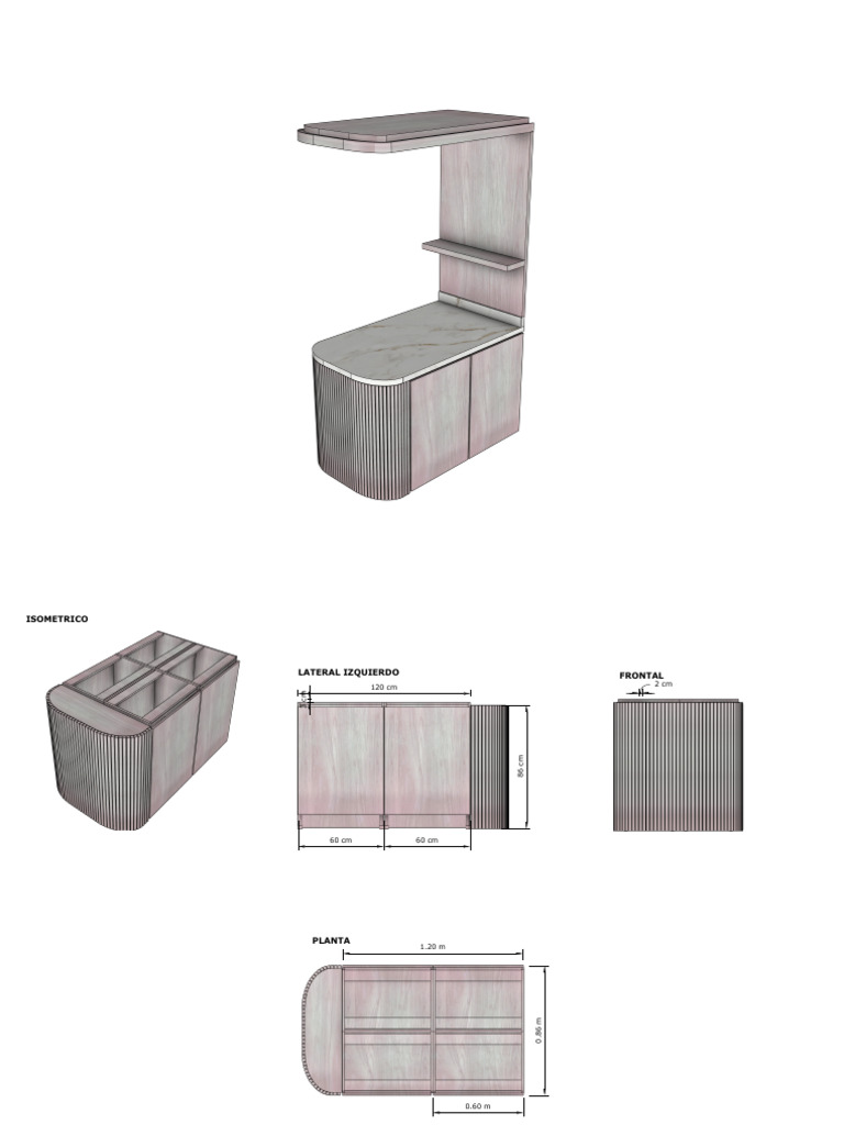 Diseño Isométrico de Pantri | PDF