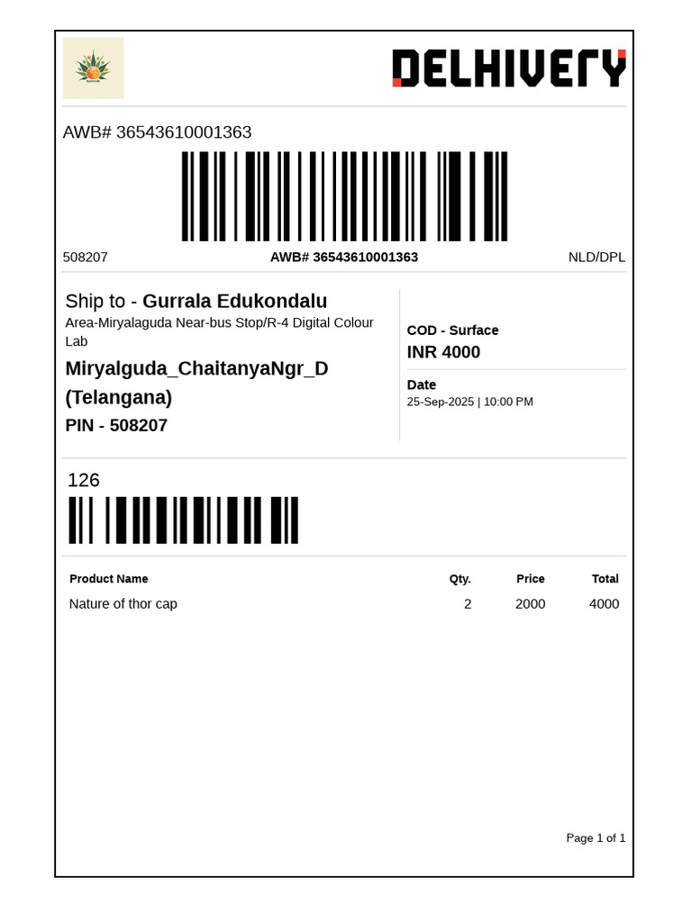 Shipping Label | PDF