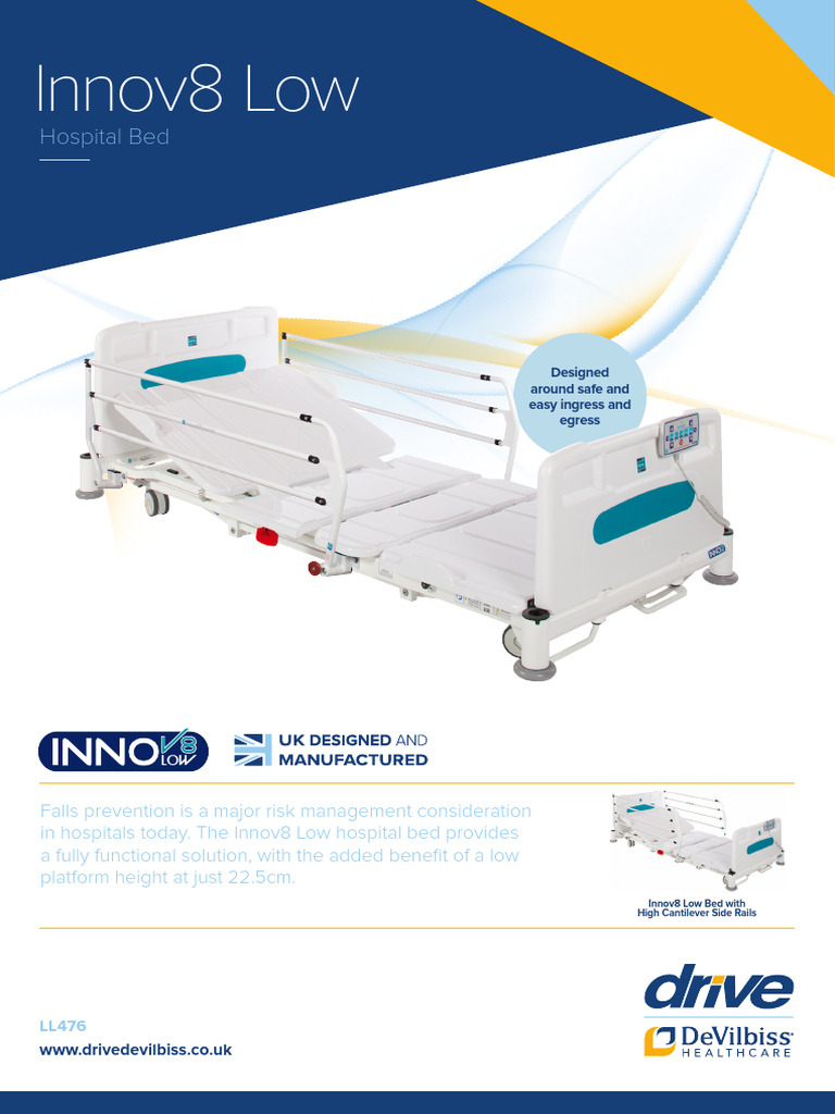 Innov8 Low Hospital Bed Features & Specs | PDF