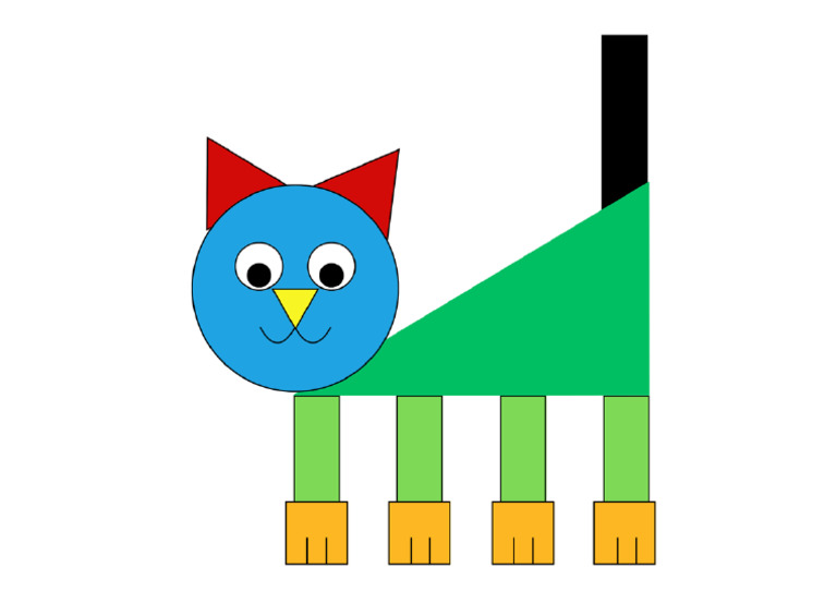 Shapes Cat Picture | PDF
