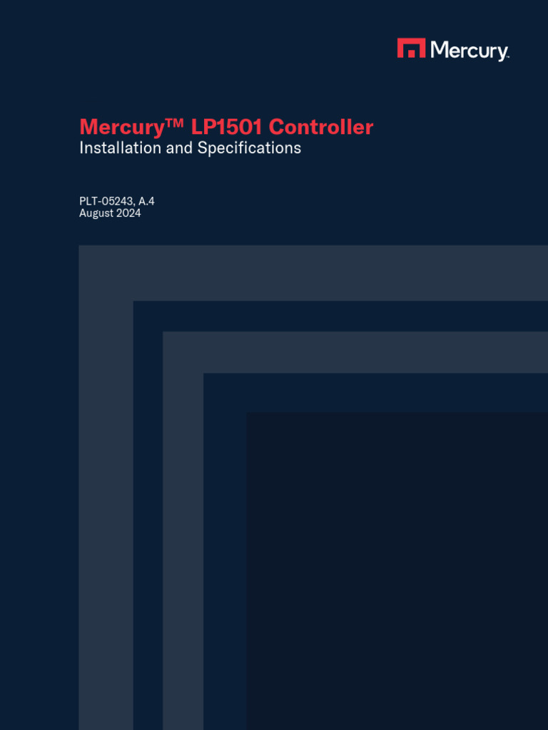 LP1501 Controller Installation Guide | PDF | Relay | Switch
