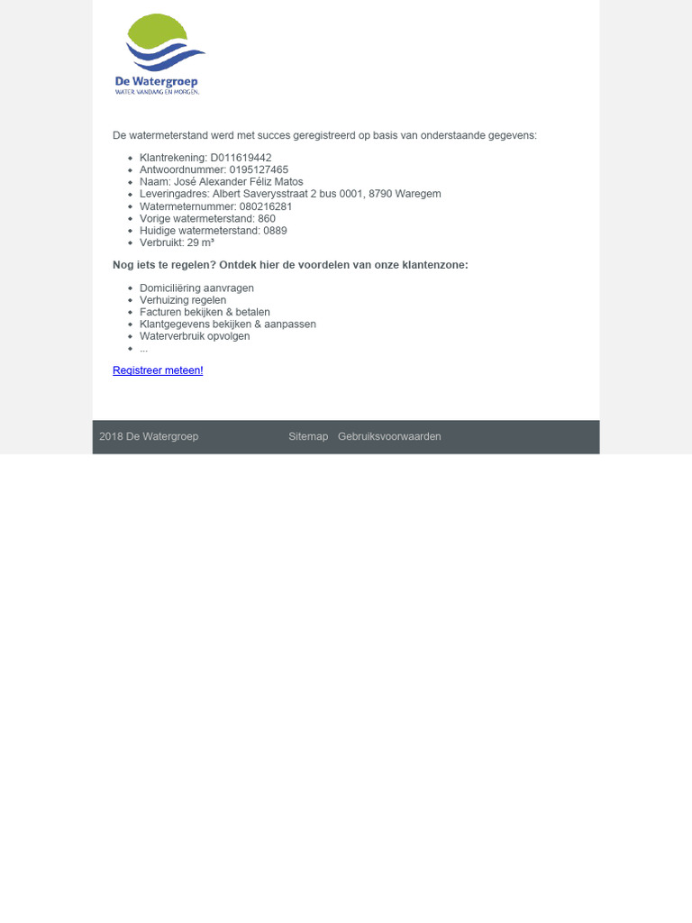 Ingave Meterstand | PDF