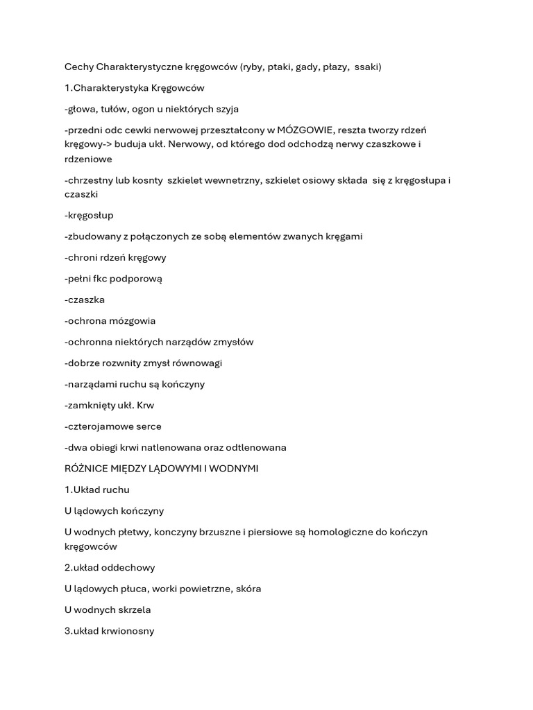 Cechy Charakterystyczne KRG | PDF