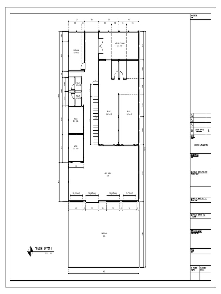 Denah Kerja Dapur MBG | PDF