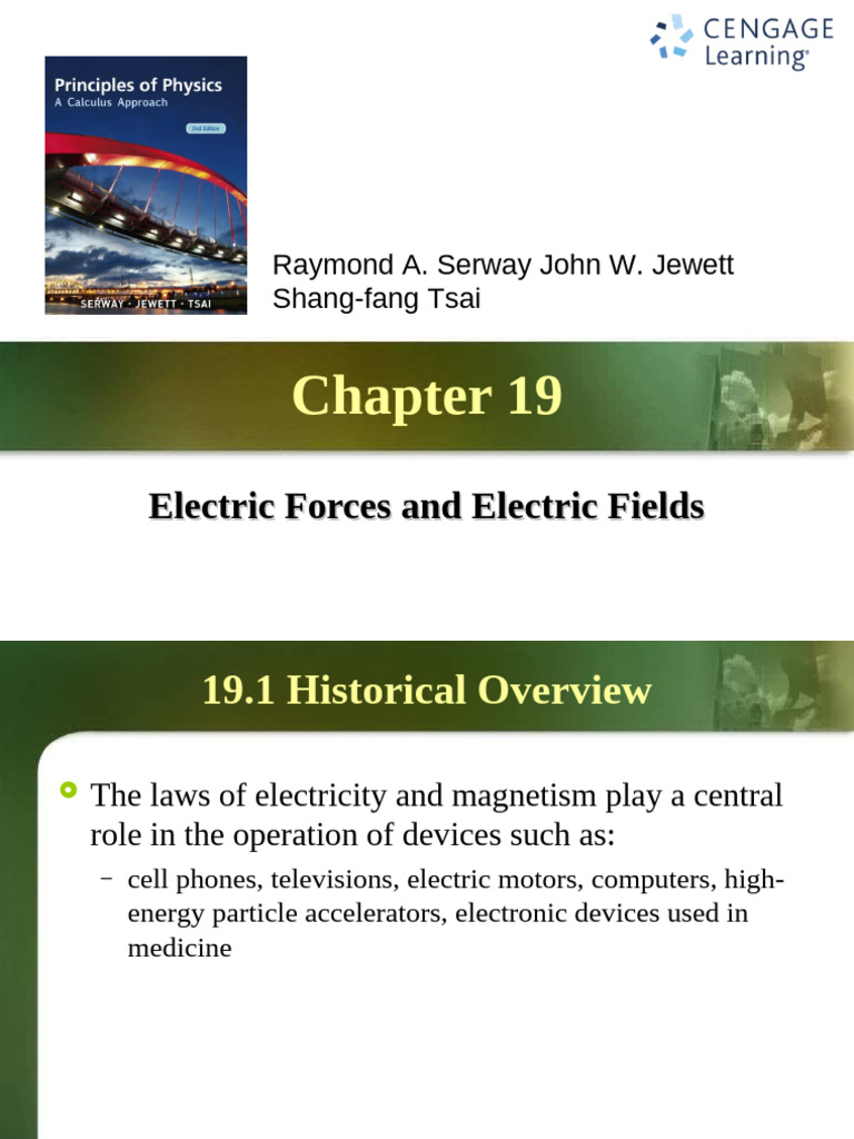 Chapter 19 | PDF | Electric Charge | Electric Field