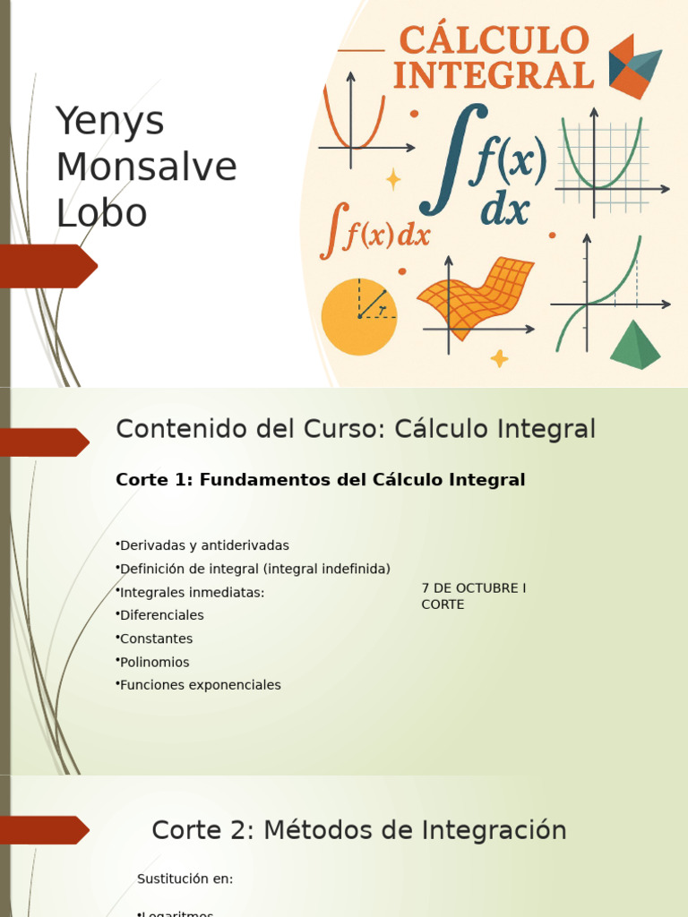 Cuaderno de Calculo Integral Martes 6-8 PM | PDF