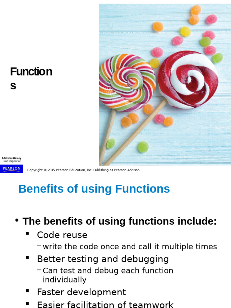 PPT#7 Python Functions | PDF | Parameter (Computer Programming ...