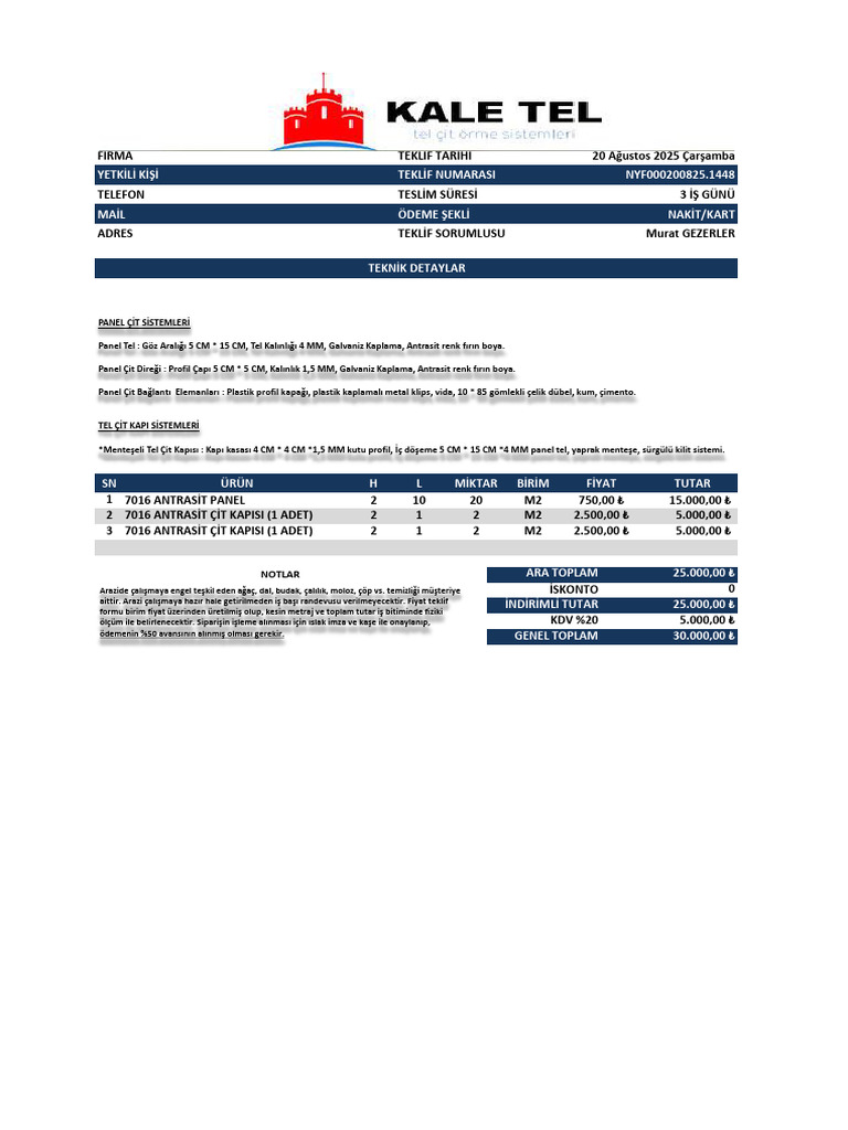 20ağustos25 Antrasi̇t Panel Kapi | PDF