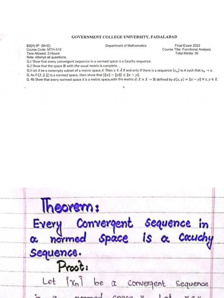 Functional Analysis Final Paper | PDF