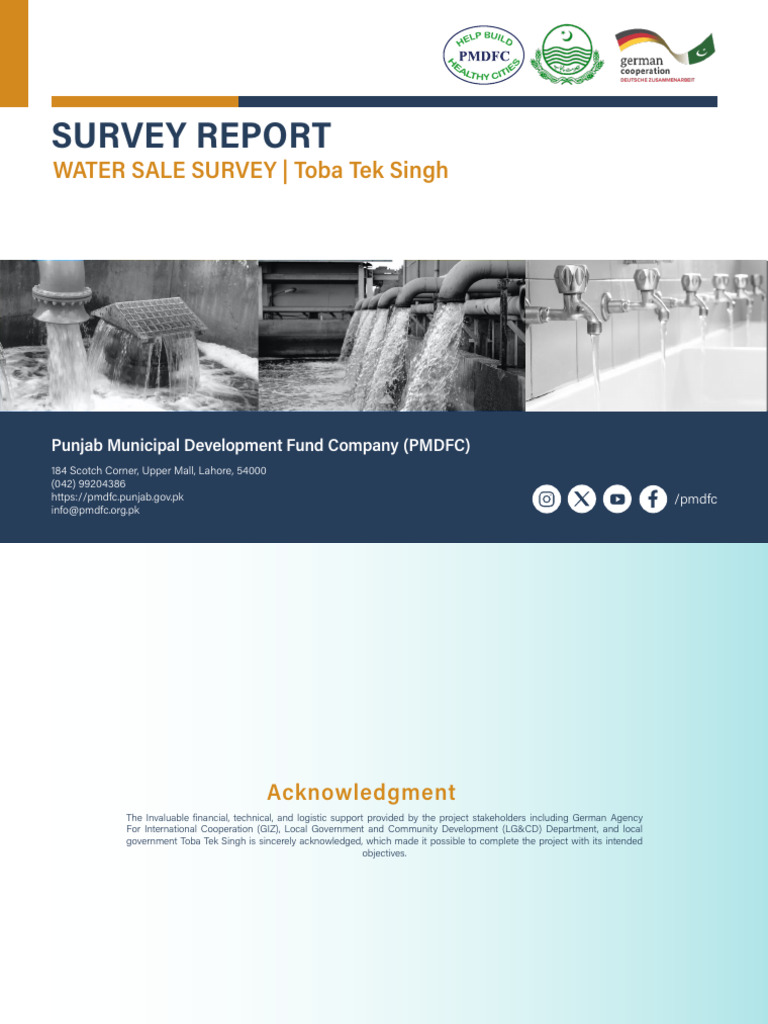 TTS Report - Water Sale Survey | PDF | Water Supply | Geographic ...