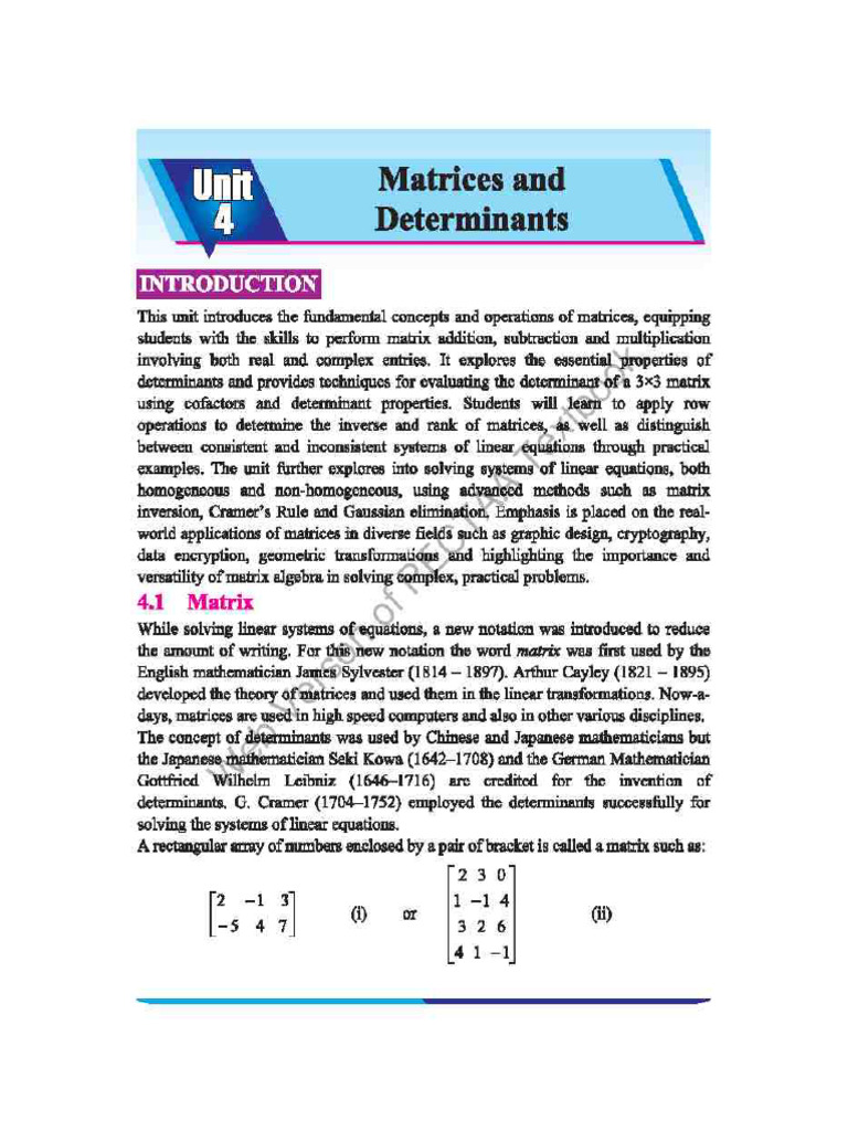 11th Class Mathematics Punjab Board Book Chapter 4 | PDF