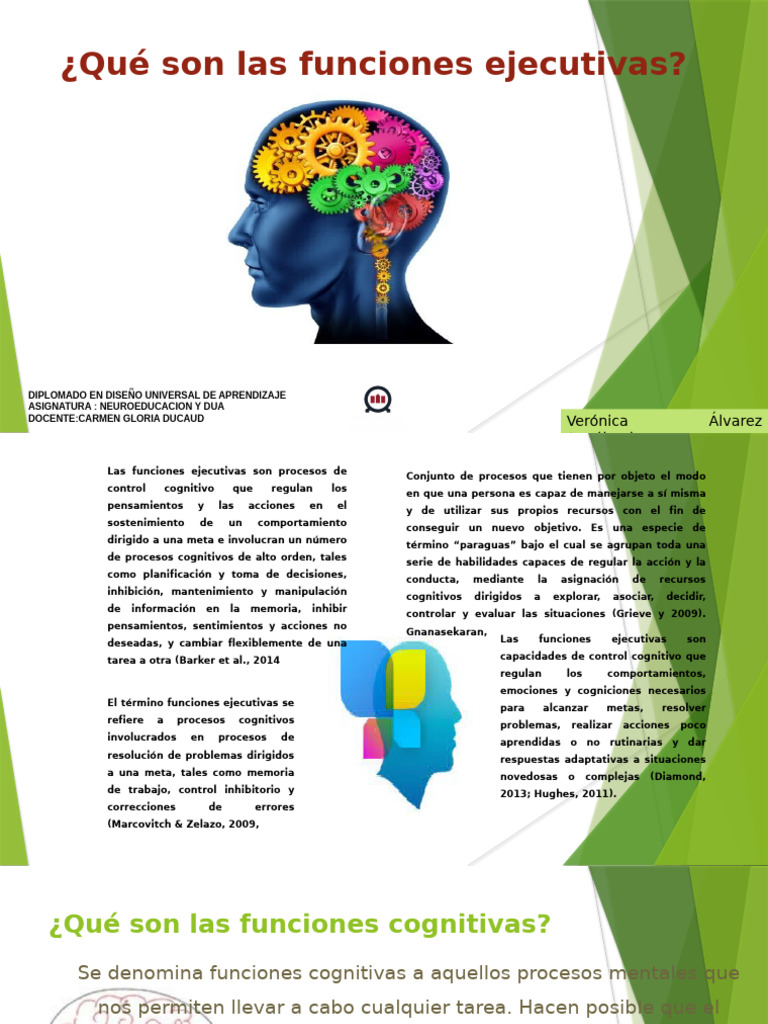 Funciones Ejecutivas y Control Cognitivo | PDF | Cognición | Metacognición