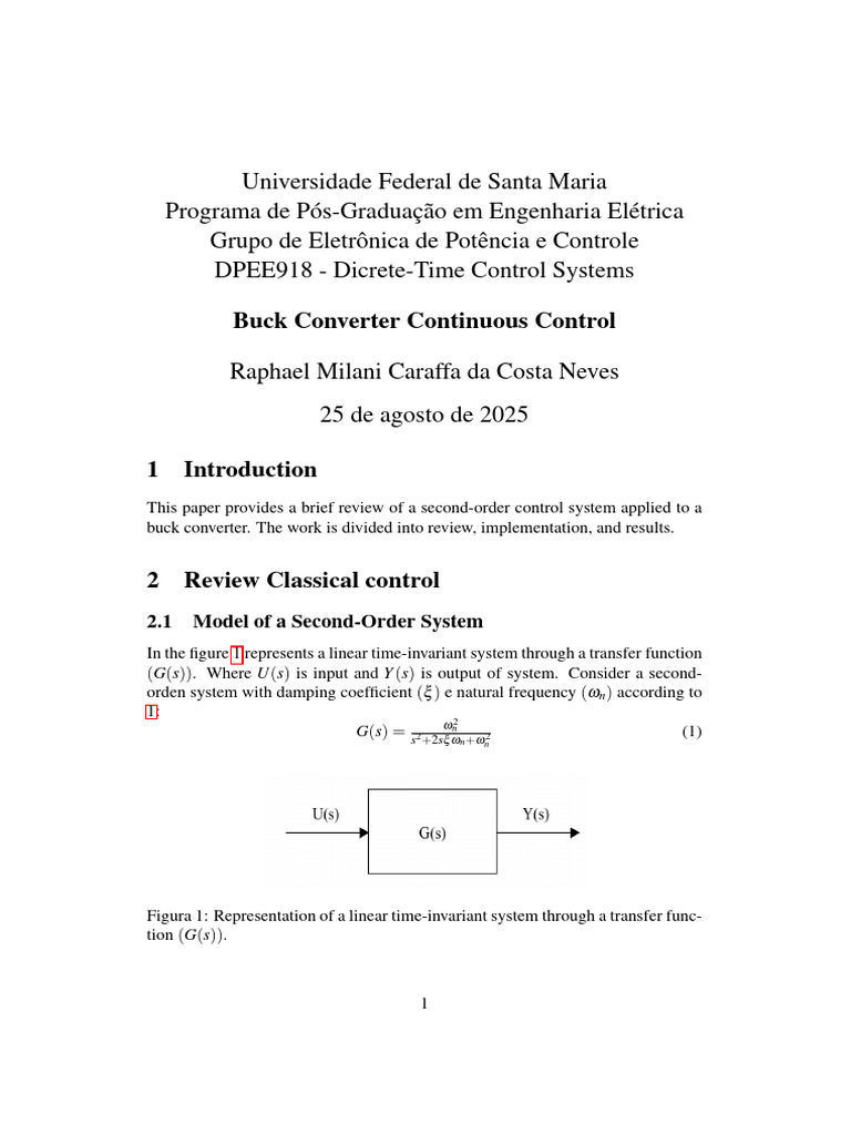 Raphael Milani Buck Converter | PDF | Analog Circuits | Electronic Circuits