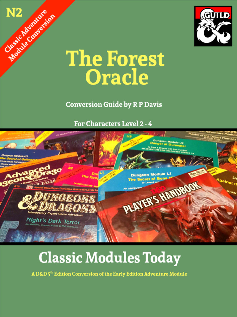 Classic Modules Today N2 The Forest Oracle (5e) | PDF | Dungeons ...