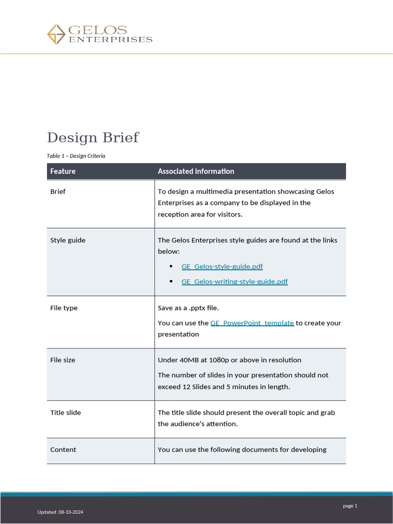 Student Resources Zip ICTICT215 AE Pro2of2 Appx | PDF | Page Layout | Multimedia