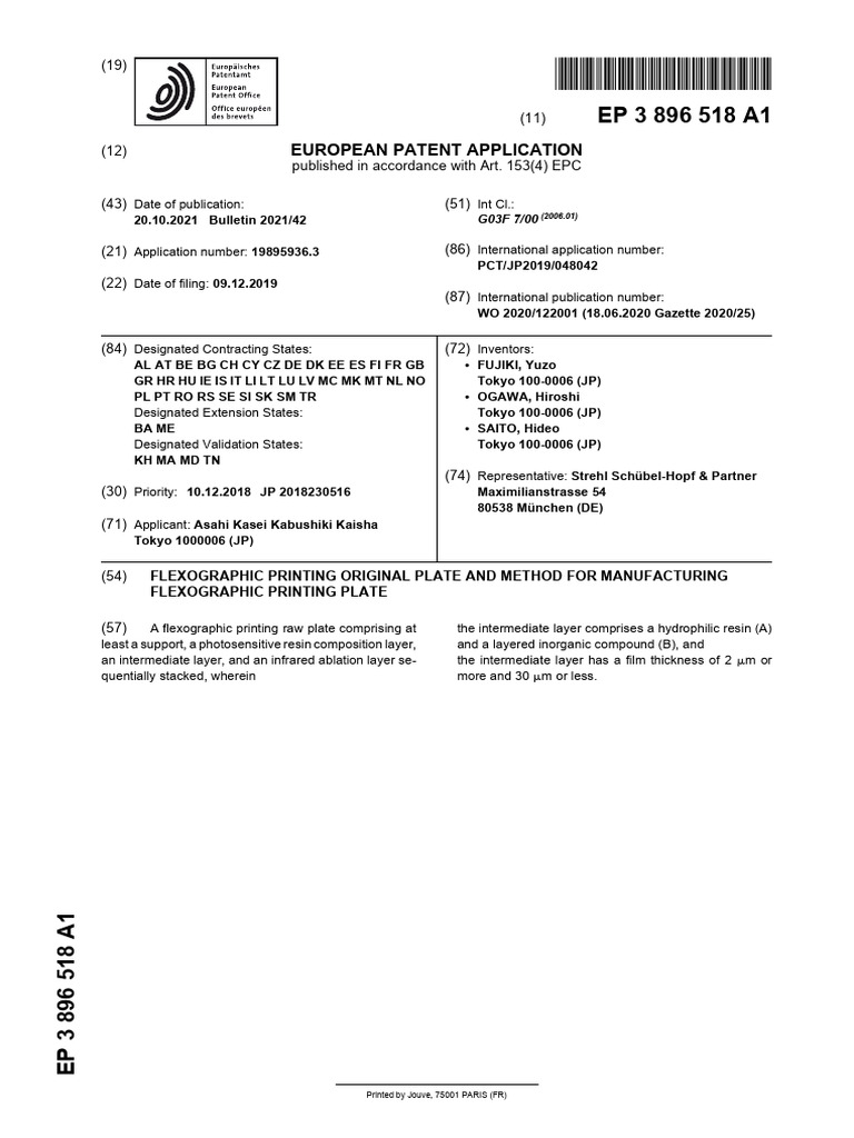 EP3896518A1 Asahi | PDF | Polymerization | Polymers