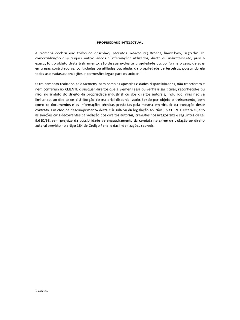 Pro2 Tia Portal Sitrain | PDF | Entrada/Saída | Propriedade intelectual