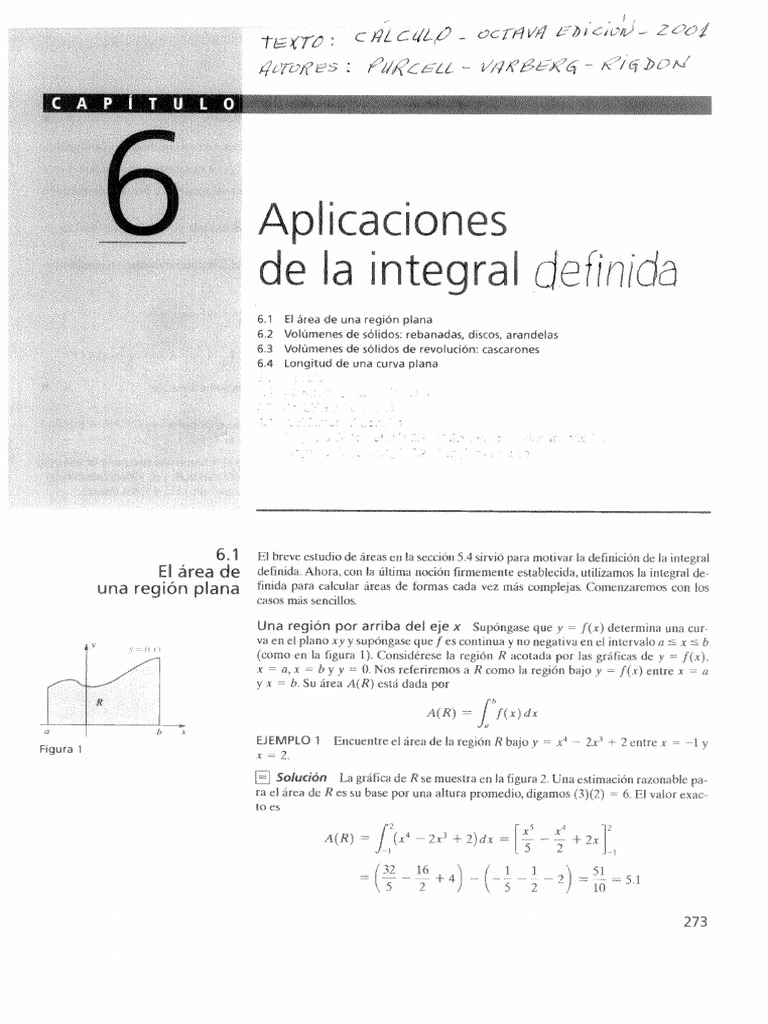 Aplicaciones de La Integral Definida | PDF