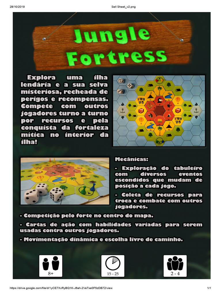 Sell Sheet - v2 (Jungle Fortress) | PDF