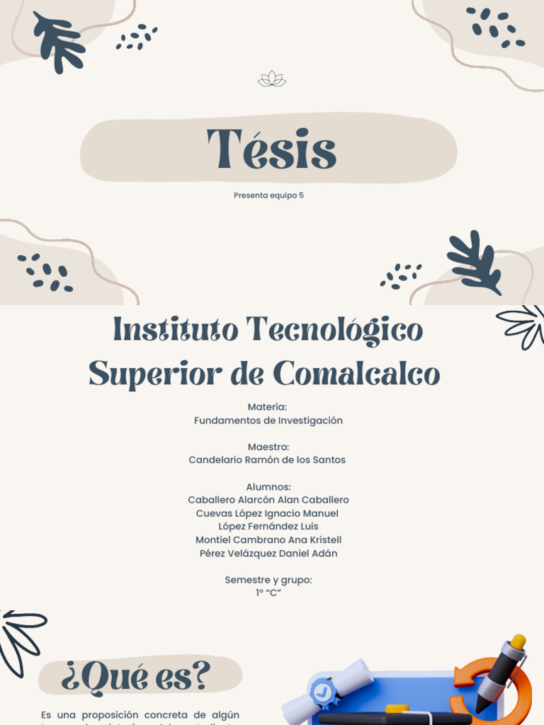 Guía para Elaborar una Tesis Académica | PDF | Science