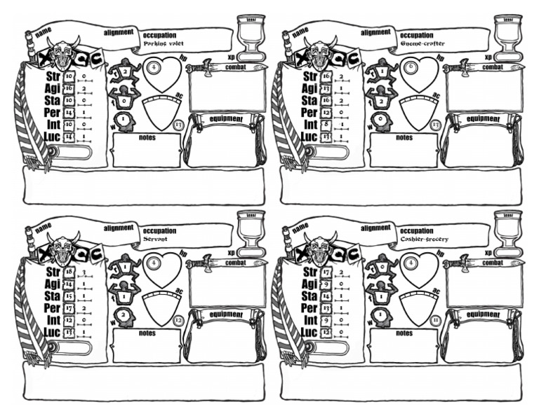 Gnome Character Equipment Packs Guide | PDF | Equipment