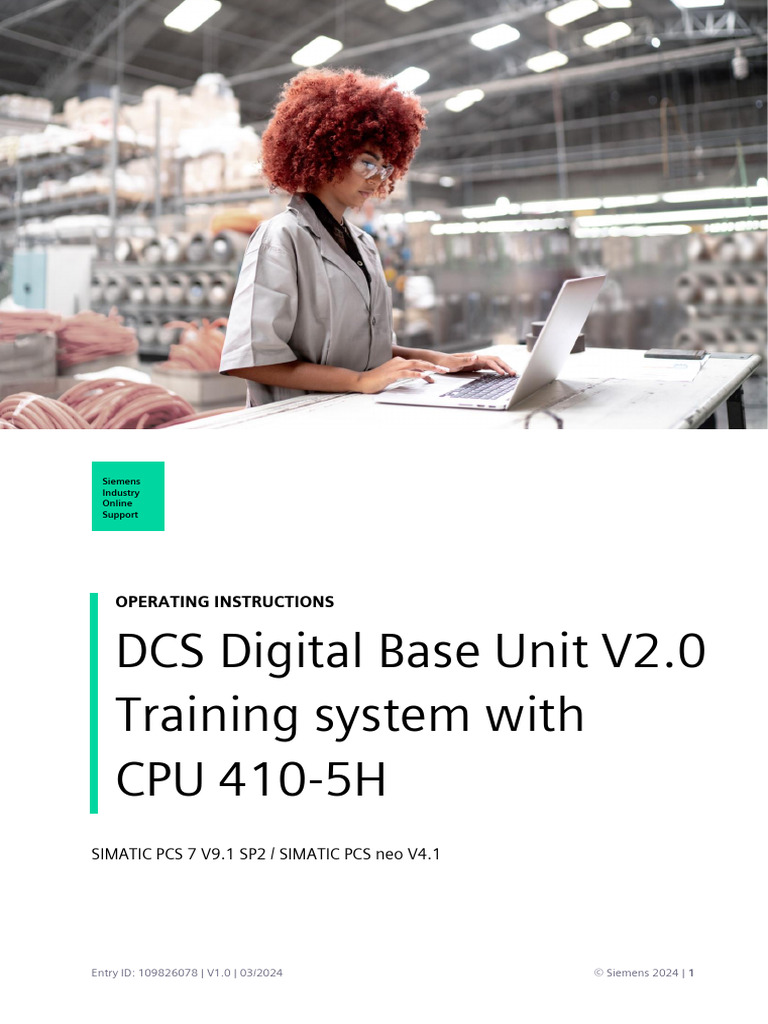 DCS Digital Base Unit V2 Training System PCS 7 DOC V1 0 en | PDF ...