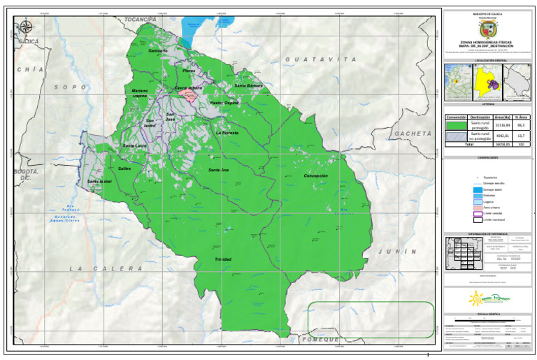 DR - 06 ZHF - DESTINACIÓN Y VOCACION Guasca, Cundinamarca | PDF