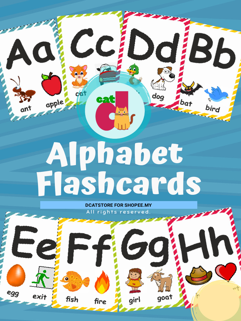 Free Printable Alphabet Flashcards | PDF | Copyright Infringement ...