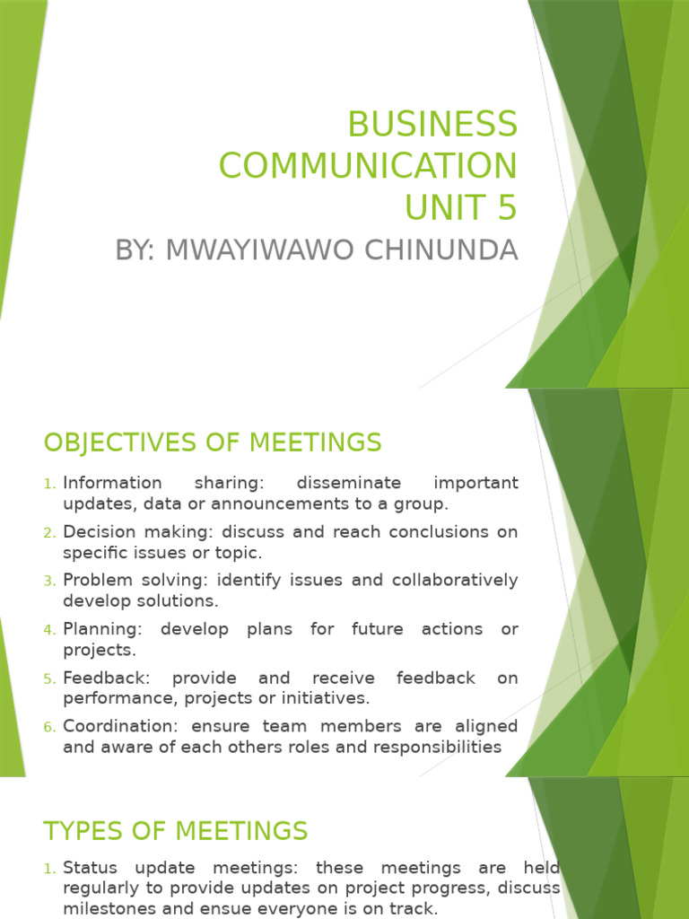 Business Communication (Unit 5) | PDF | Etiquette | Team Building