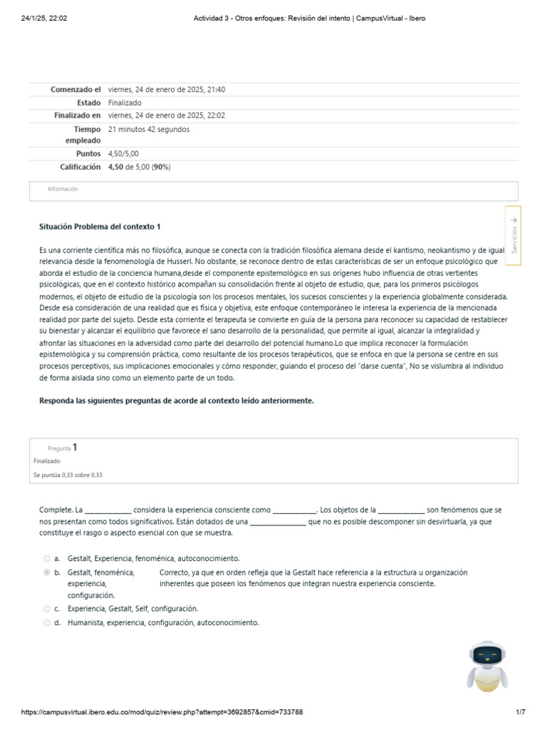Actividad 3 - Otros Enfoques - Revisión Del Intento - CampusVirtual - Ibero para Studoc 24 Enero ...