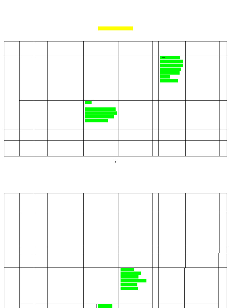 2024-2025 100 Level and Direct Entry 2nd Semester Time Table | PDF