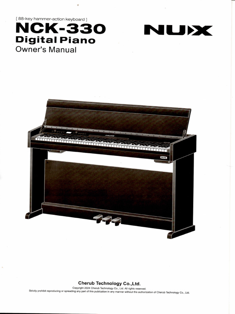 Instalacion Piano Nux Nck-330 | PDF