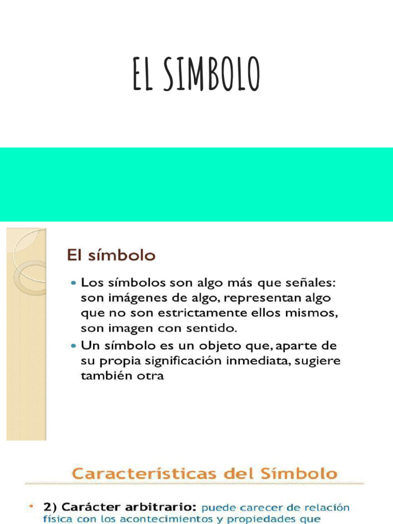 El Simbolo | PDF