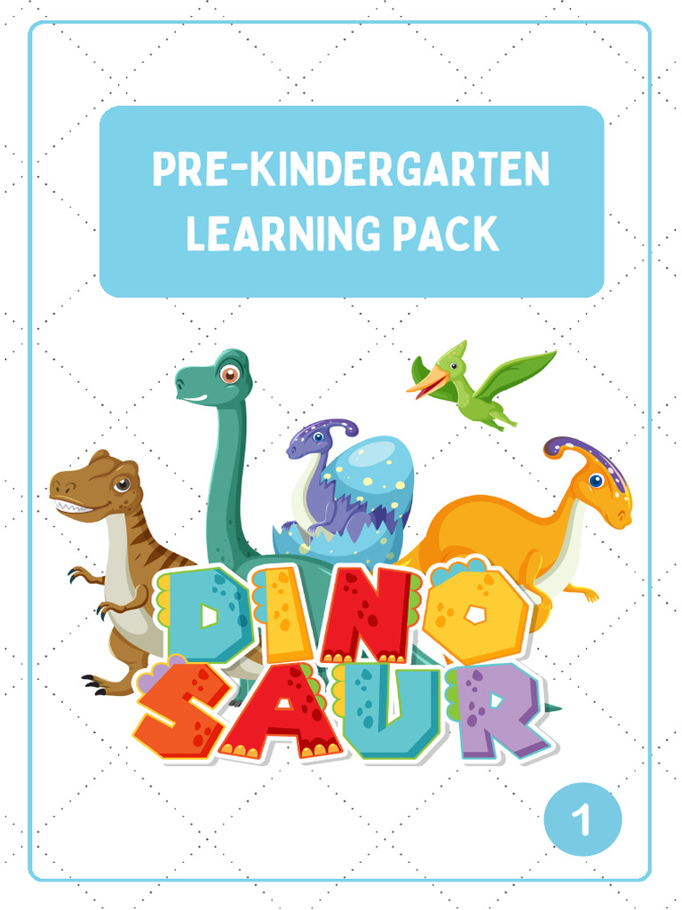 Back To School Preschool Learning Pack Worksheets in Colourful ...