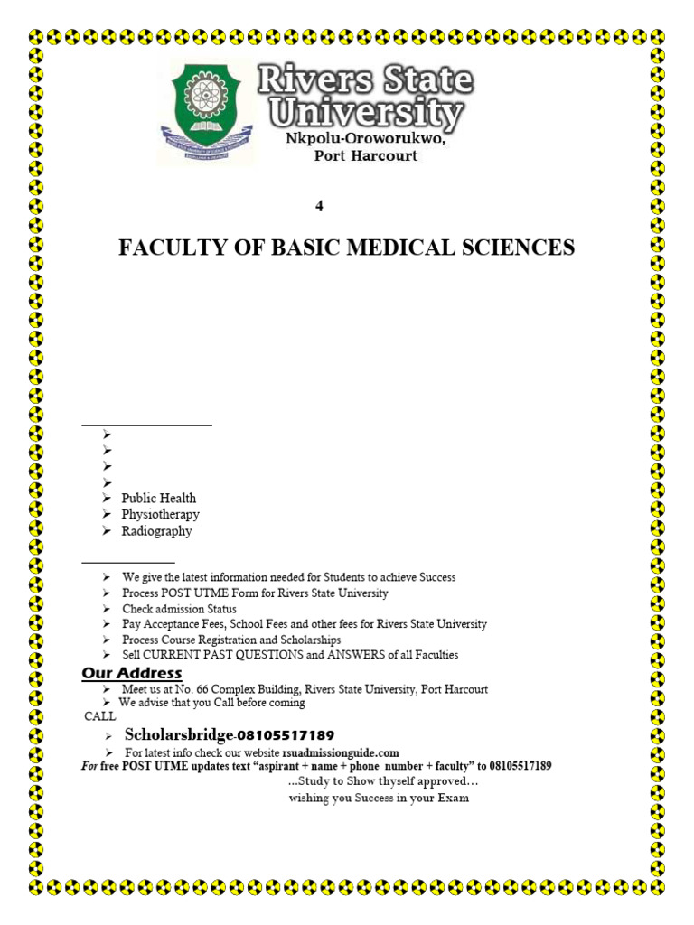 Faculty of BMS 2025 Pvn74o | PDF