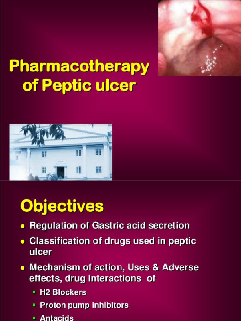 Peptic Ulcer Drugs | PDF